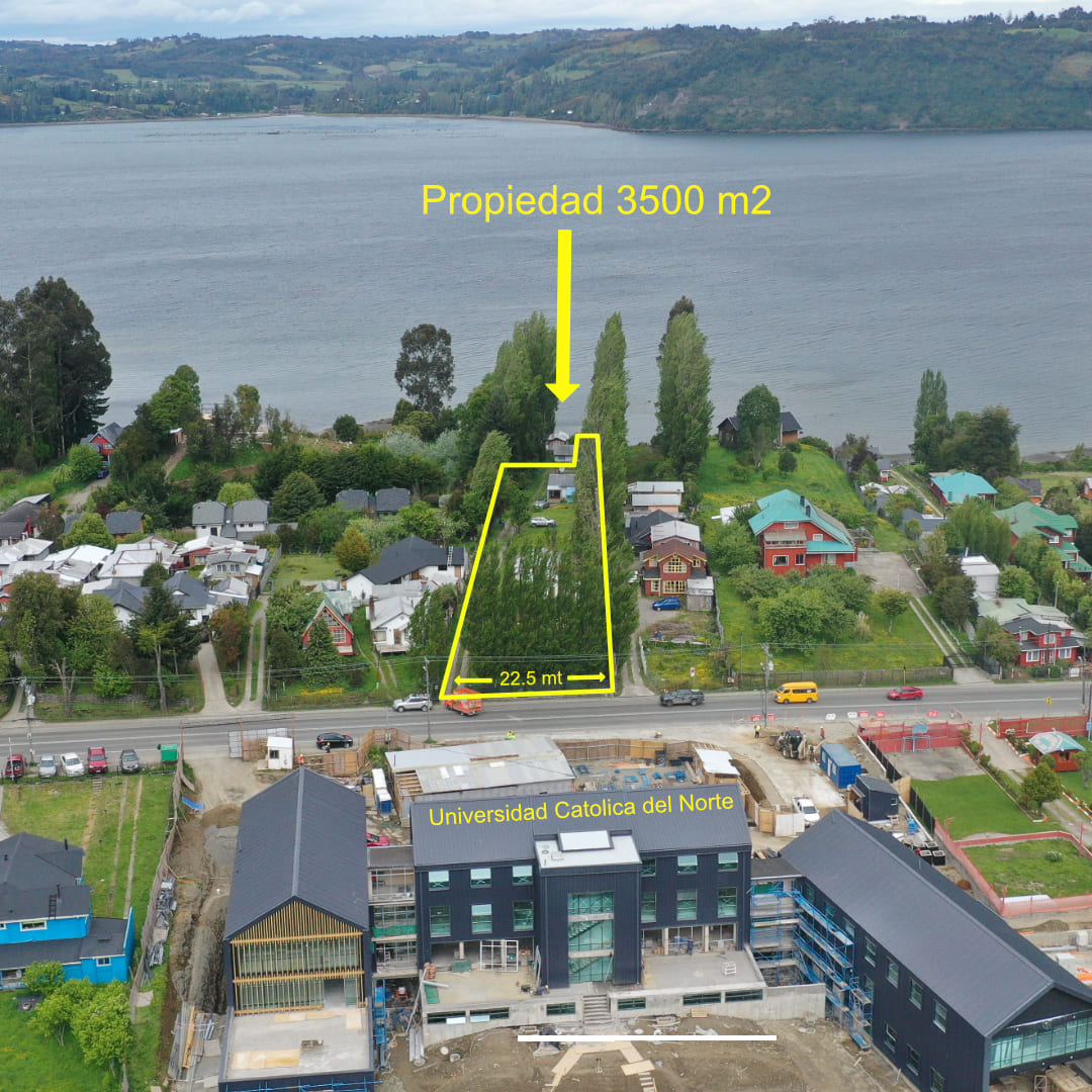 Se vende terreno 3500 m2 Nercón Castro Chiloé | Inmobiliaria Chiloé Ltda